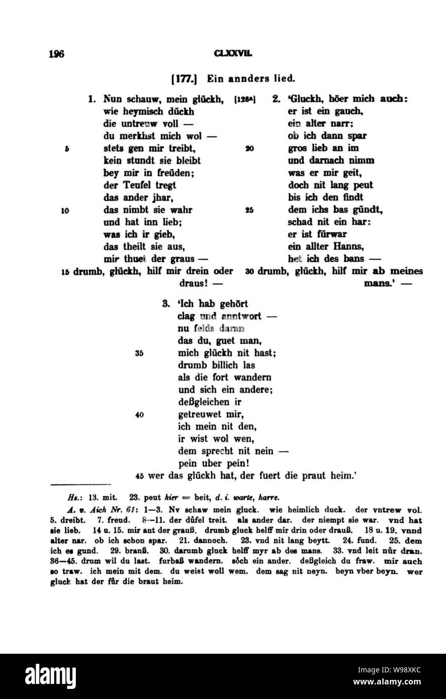 Deutsche Texte des Mittelalters V 215 Stock Photo - Alamy