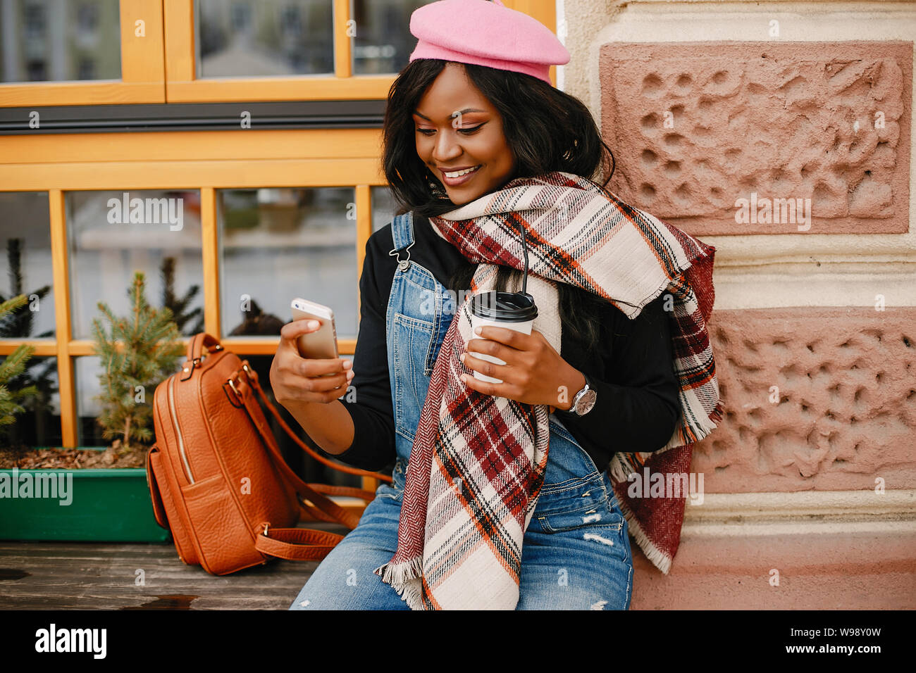 Black african model girl woman hi-res stock photography and images - Alamy