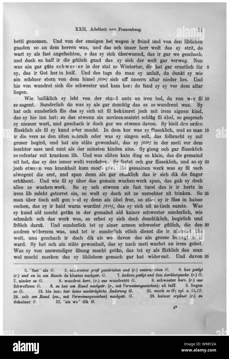 Deutsche Texte des Mittelalters VI 076 Stock Photo - Alamy