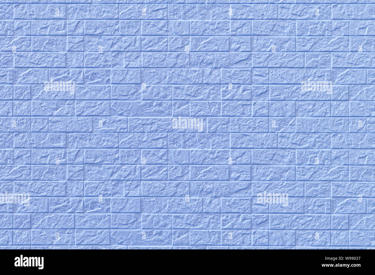 Blue concrete brick wall pattern texture for background Stock Photo - Alamy