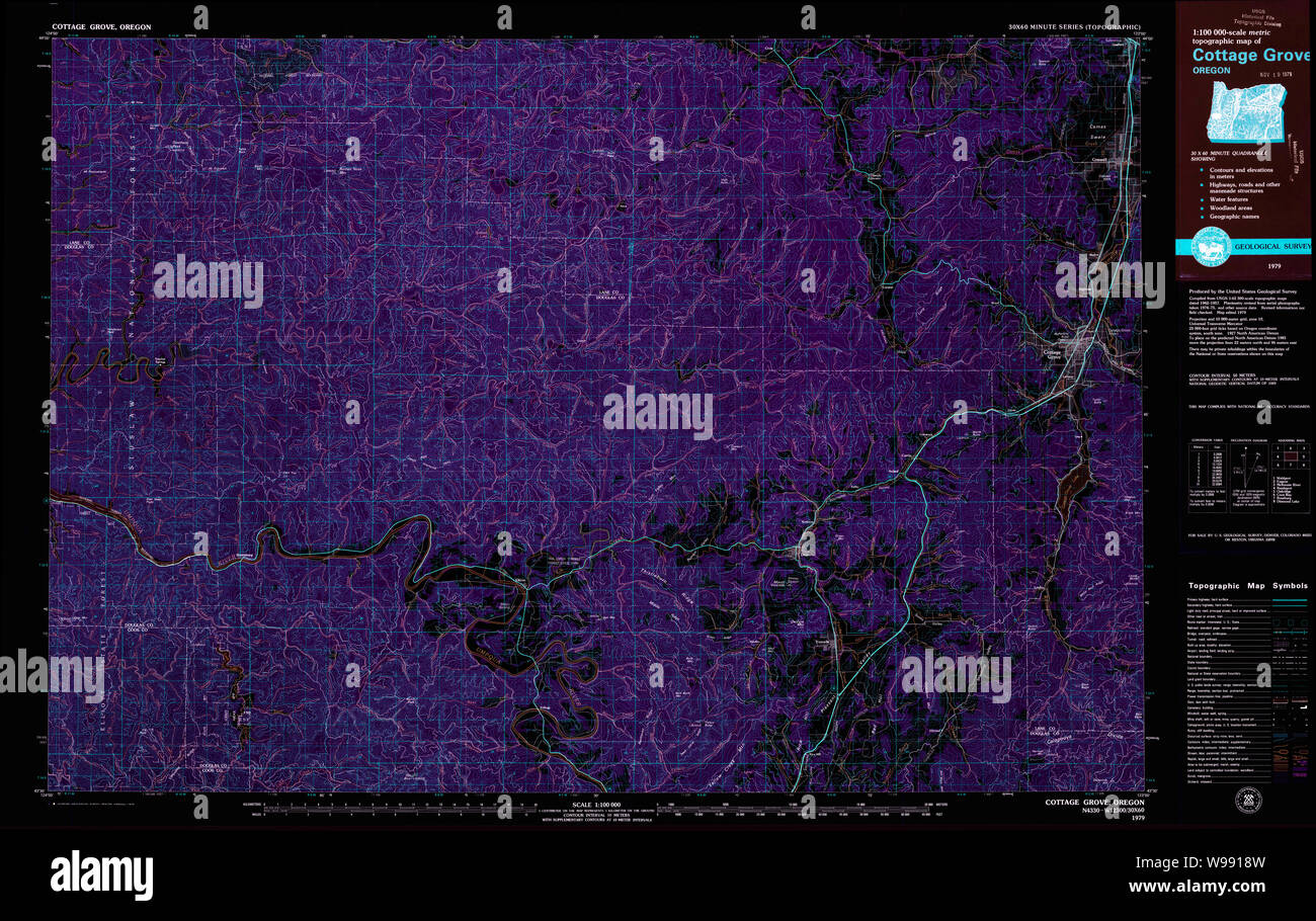 Map of cottage grove hi-res stock photography and images - Alamy