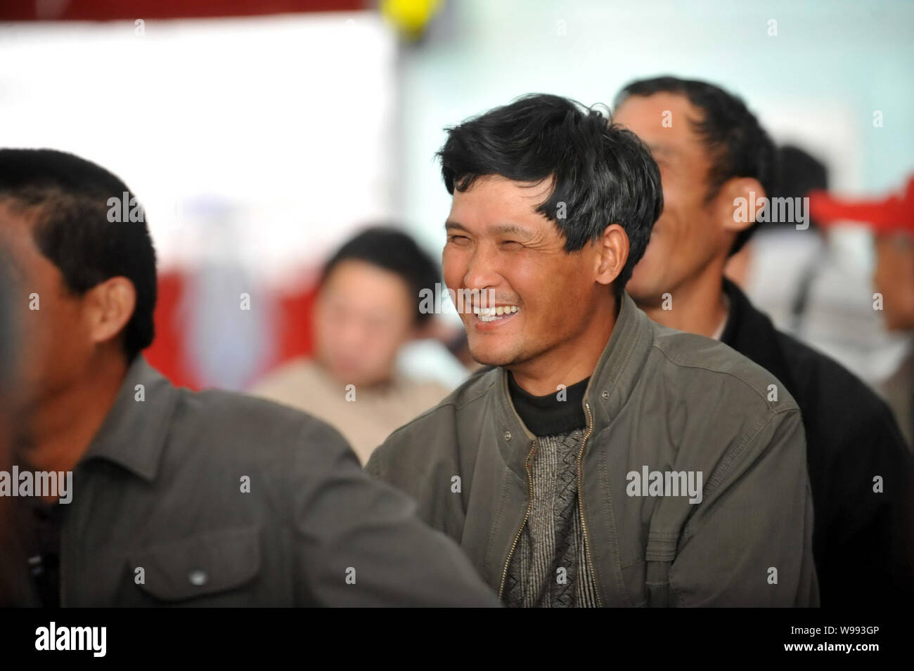 Workers from China Building Technique Group Co., Ltd., evacuated from ...