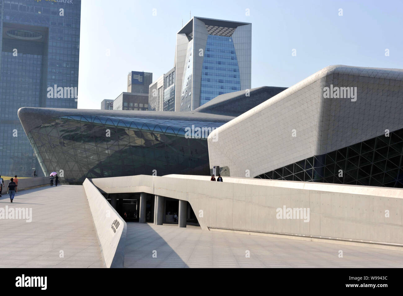 --FILE--View of the Guangzhou Opera House in Guangzhou city, south ...