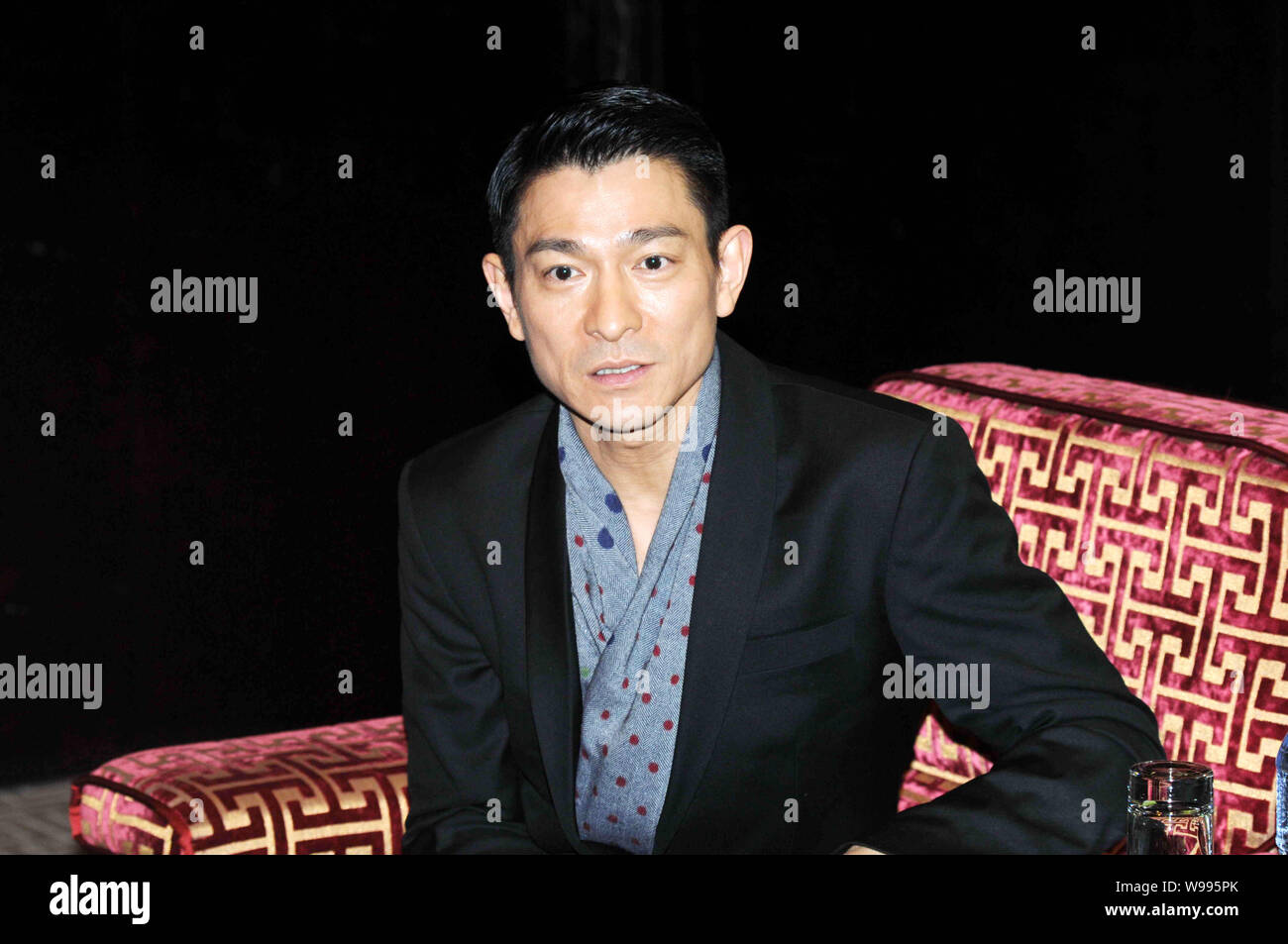 Hong Kong singer and actor Andy Lau attends a press conference for the ...