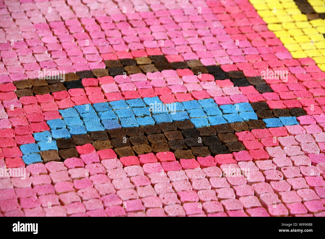 A close-up of the toast portrait of Marilyn Monroe by Maurice Bennett ...