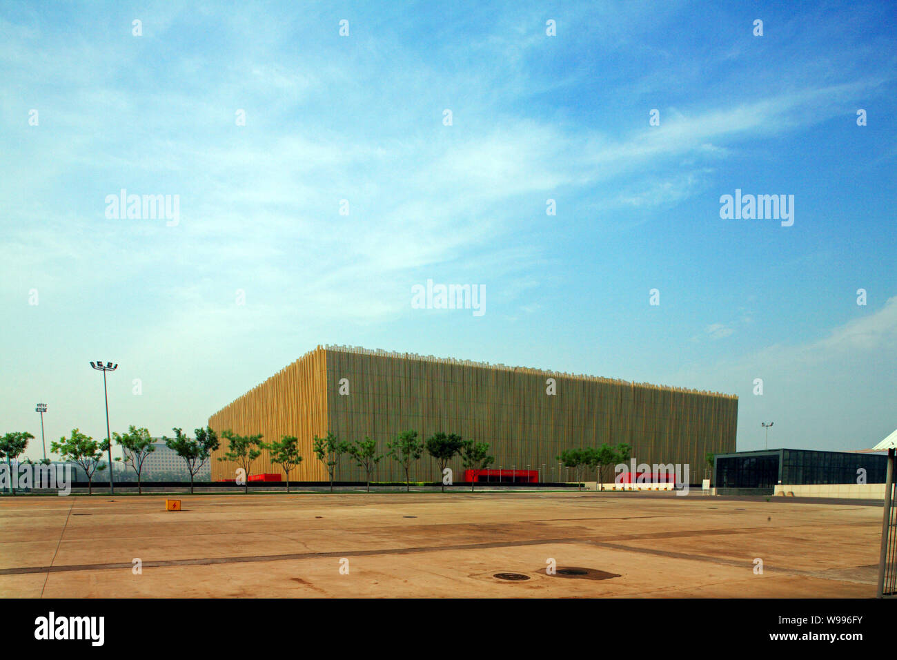 --FILE--View of the Beijing Olympic Basketball Gymnasium, also known as ...