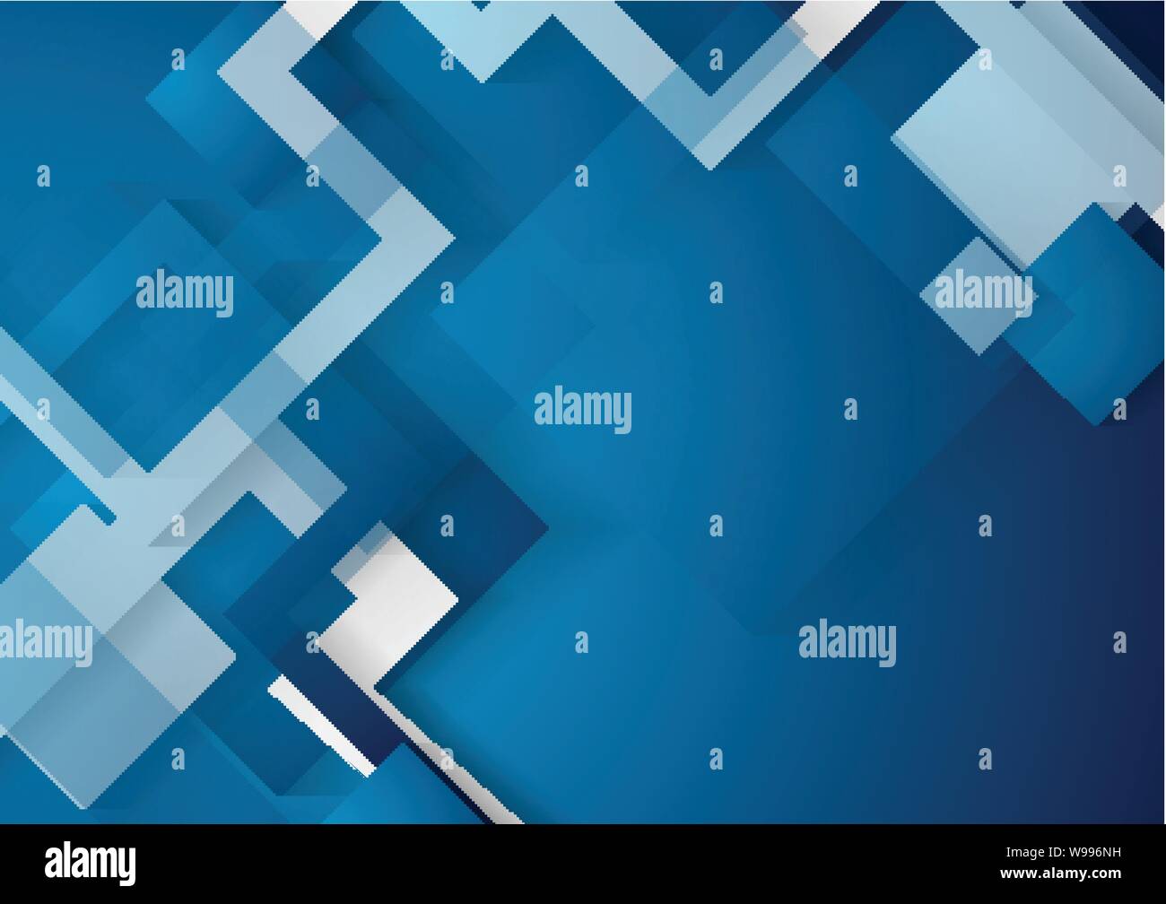 Blue abstract geometric tech modern background. Corporate vector design ...