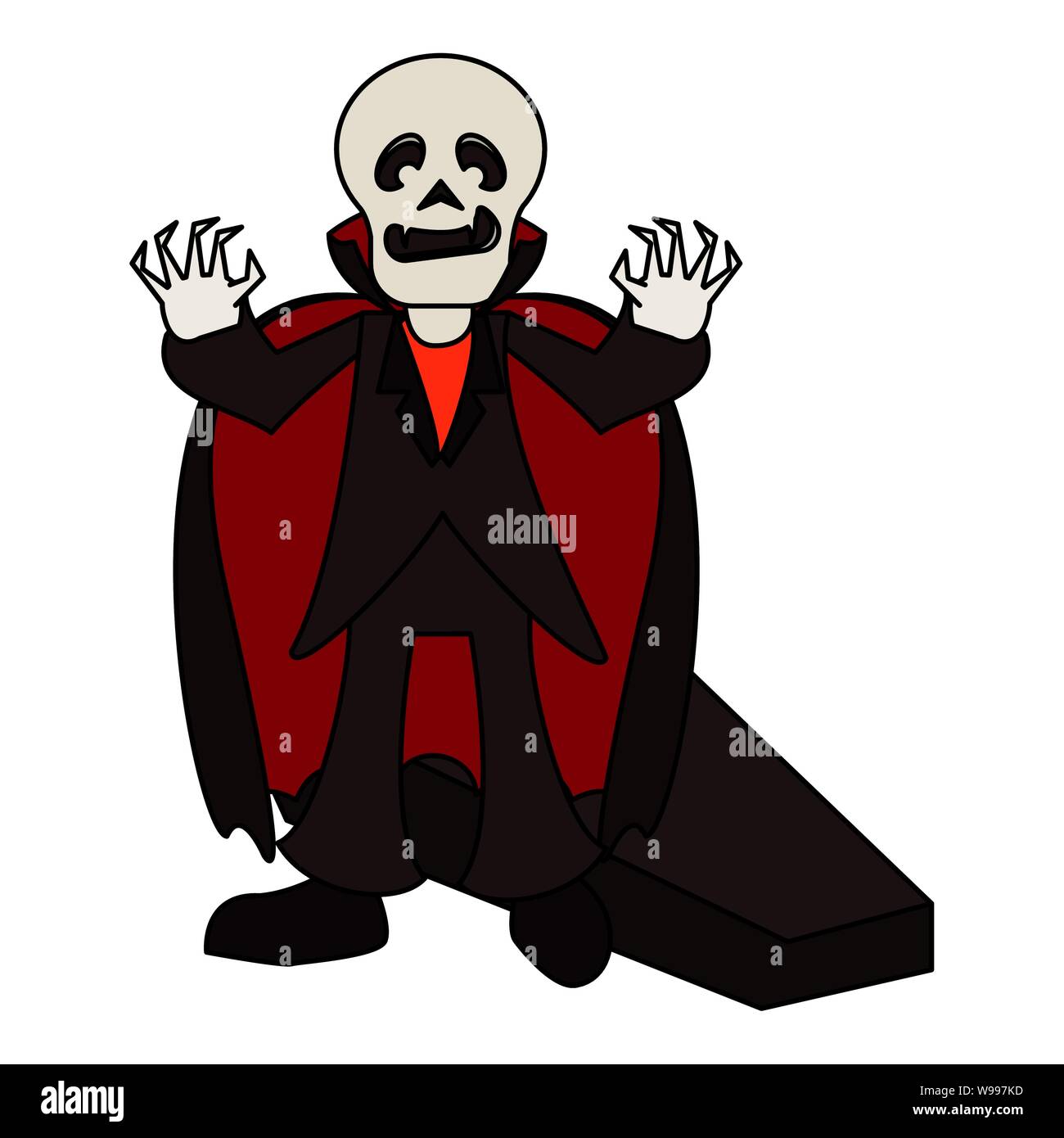 halloween october scary celebration cartoon Stock Vector Image & Art ...