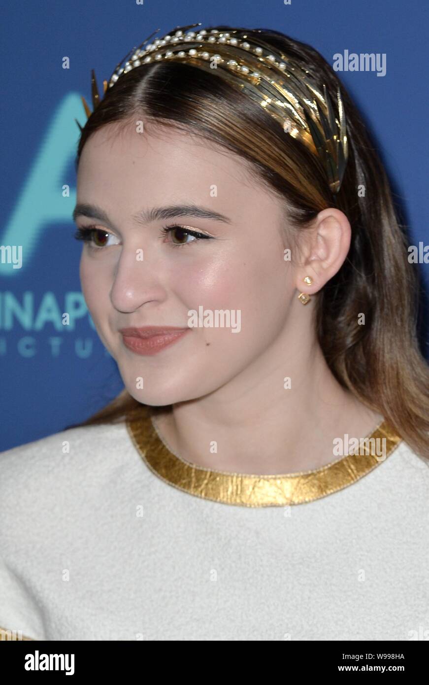 New York, NY, USA. 12th Aug, 2019. Emma Nelson at arrivals for WHERE'D ...