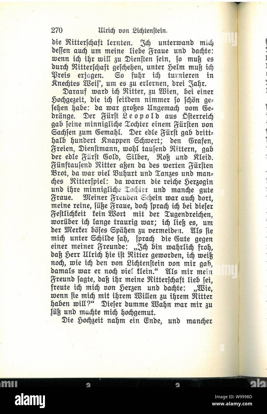 Deutscher Minnesang 270 Stock Photo - Alamy