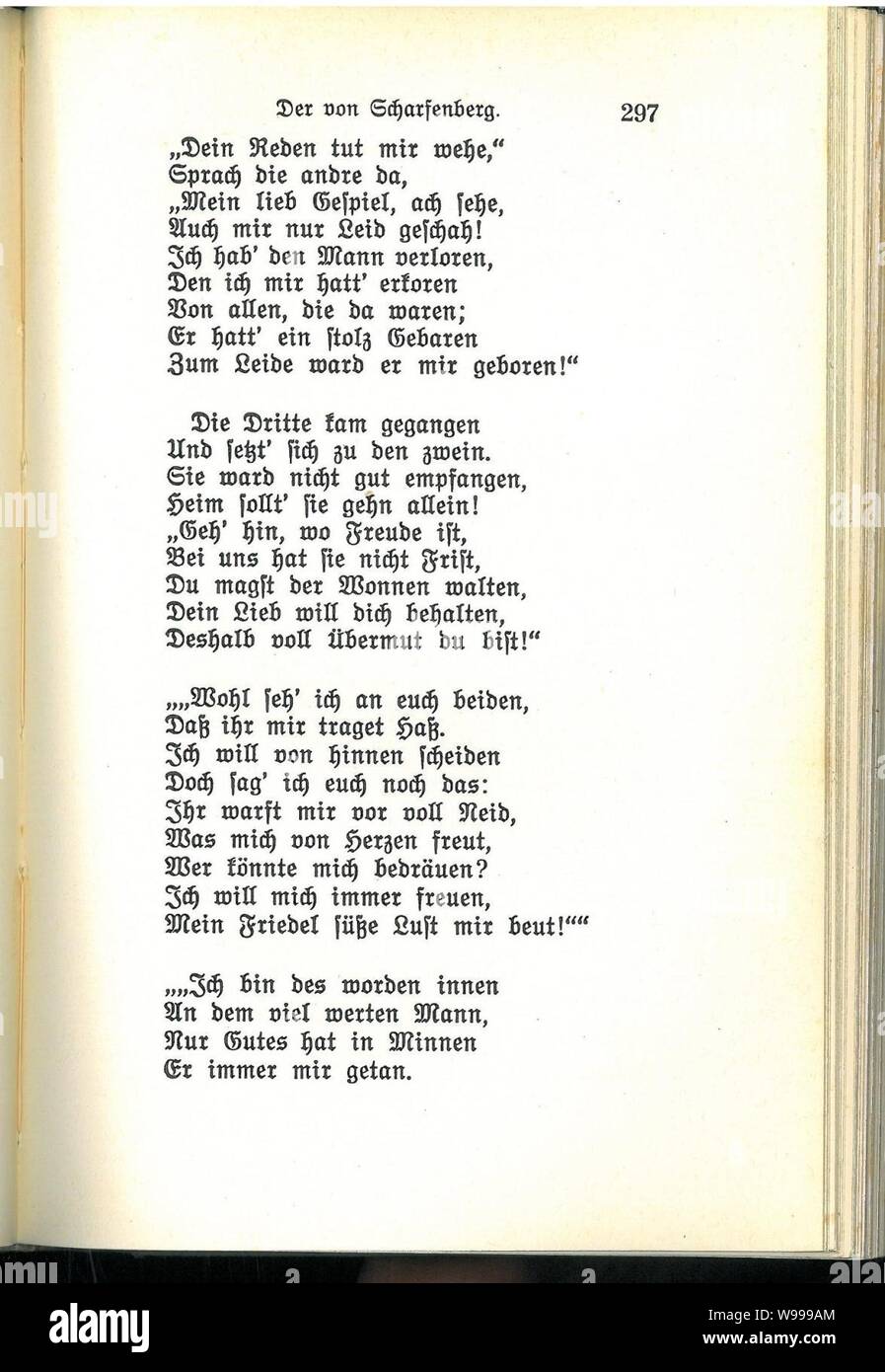 Deutscher Minnesang 297 Stock Photo - Alamy