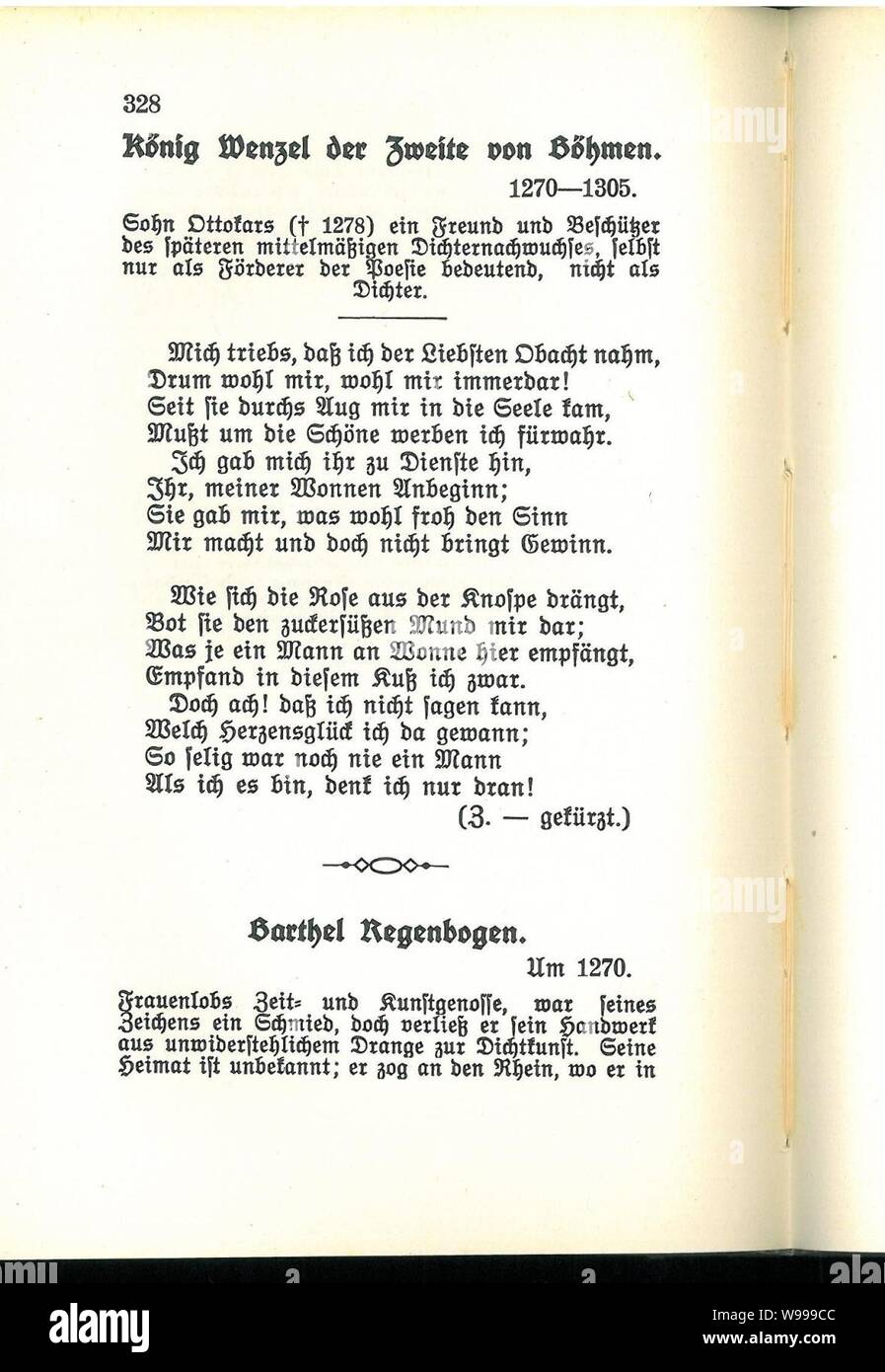 Deutscher Minnesang 328 Stock Photo - Alamy
