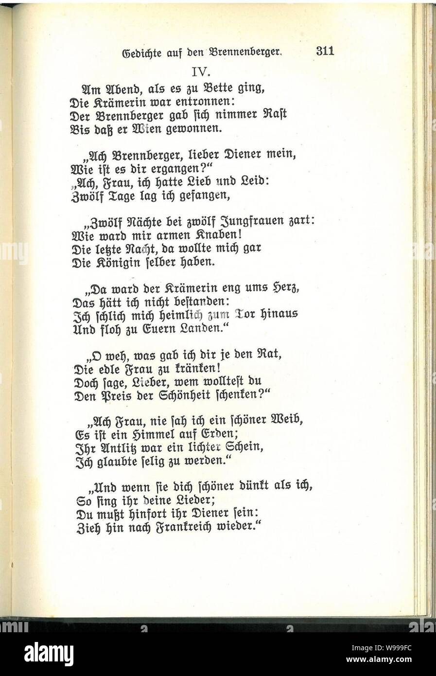 Deutscher Minnesang 311 Stock Photo - Alamy