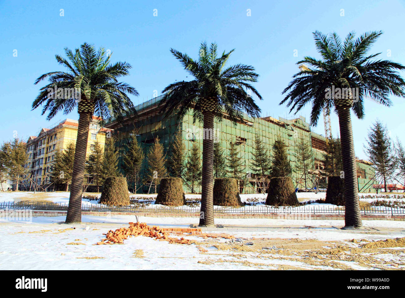 The Shenyang Fangte Happy World theme park is under construction in ...