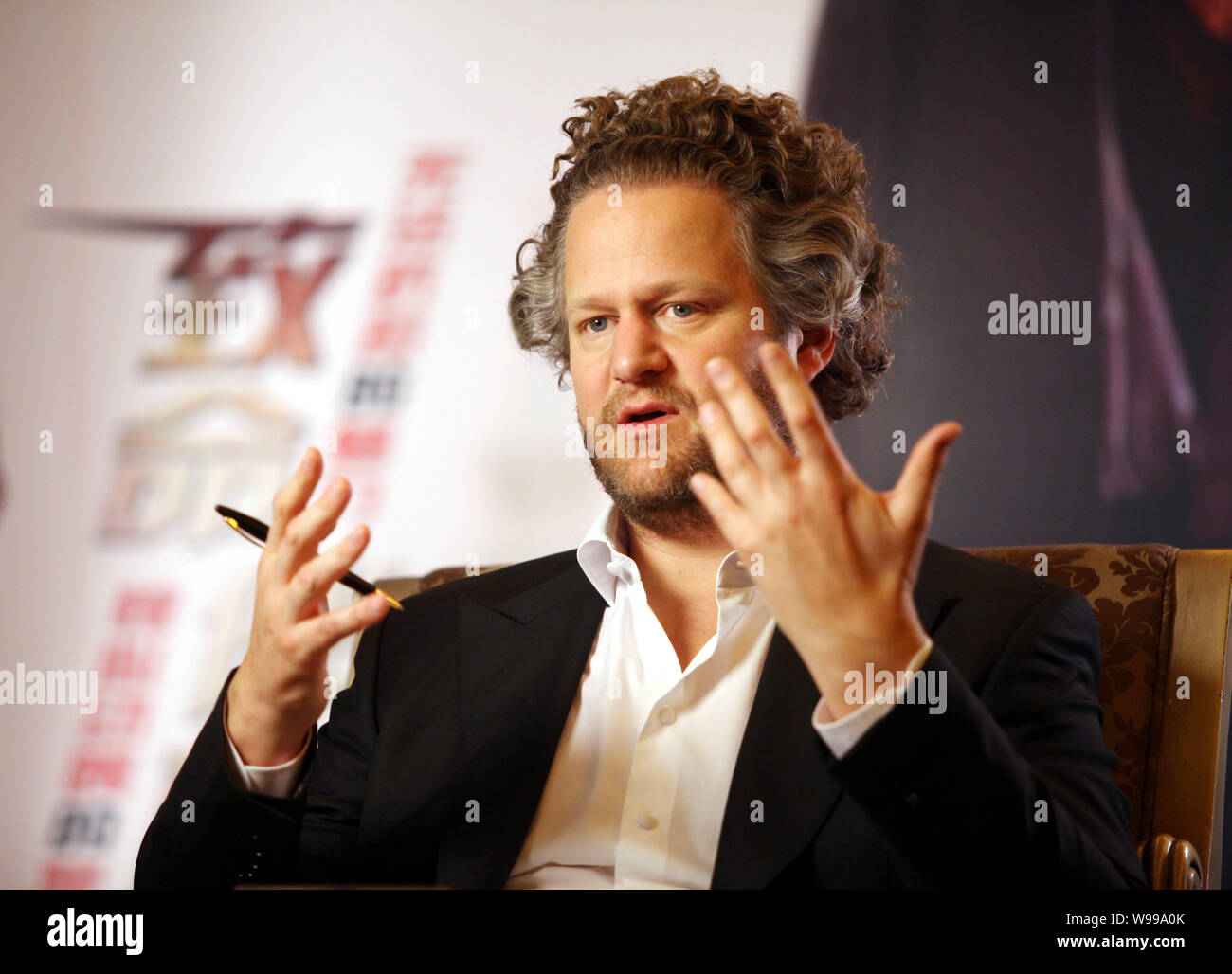 German film director Florian Henckel von Donnersmarck speaks at an ...
