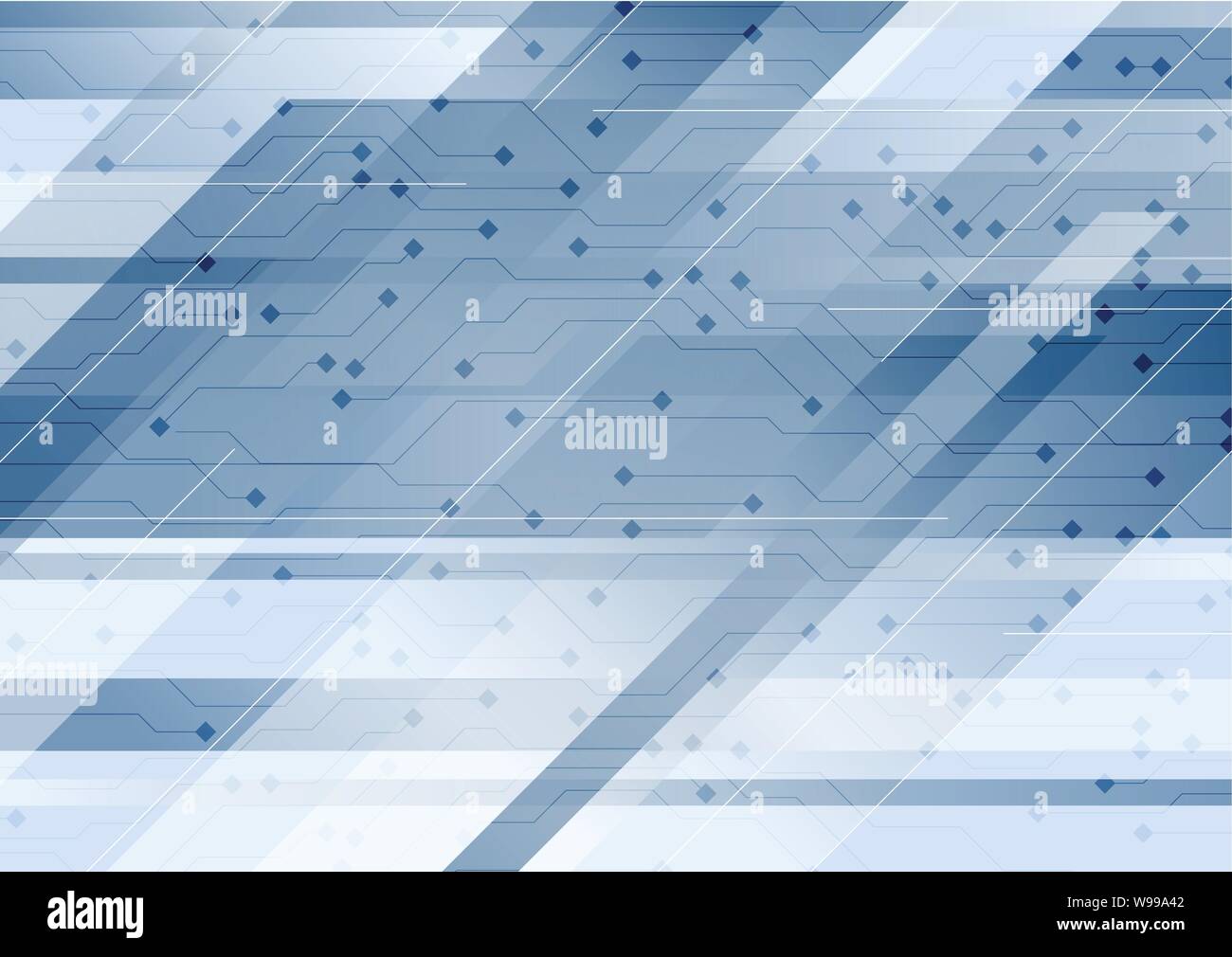 Blue technology minimal futuristic background. Vector design Stock ...