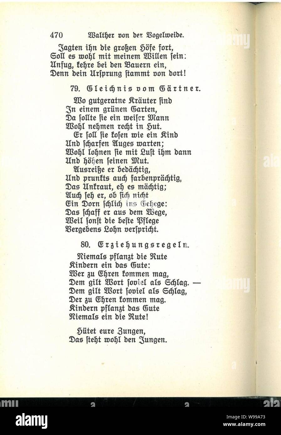 Deutscher Minnesang 470 Stock Photo - Alamy