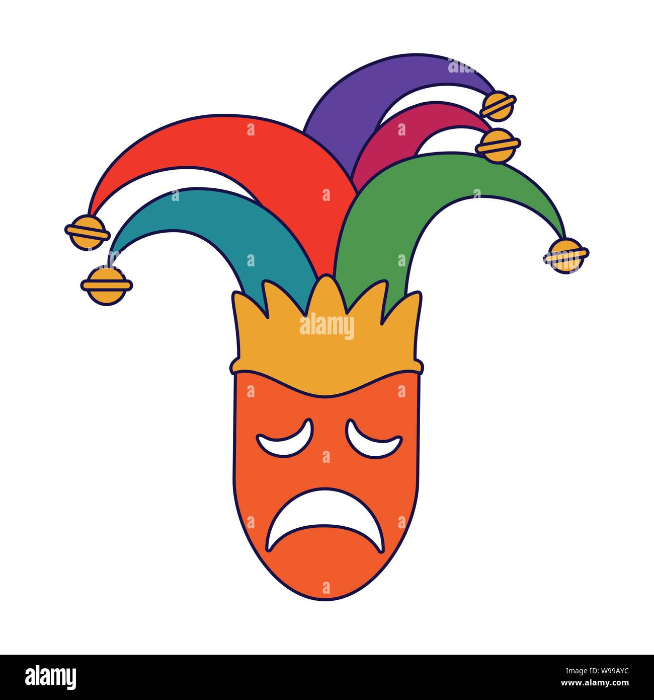 party mask festive celebration cartoon Stock Vector Image & Art - Alamy