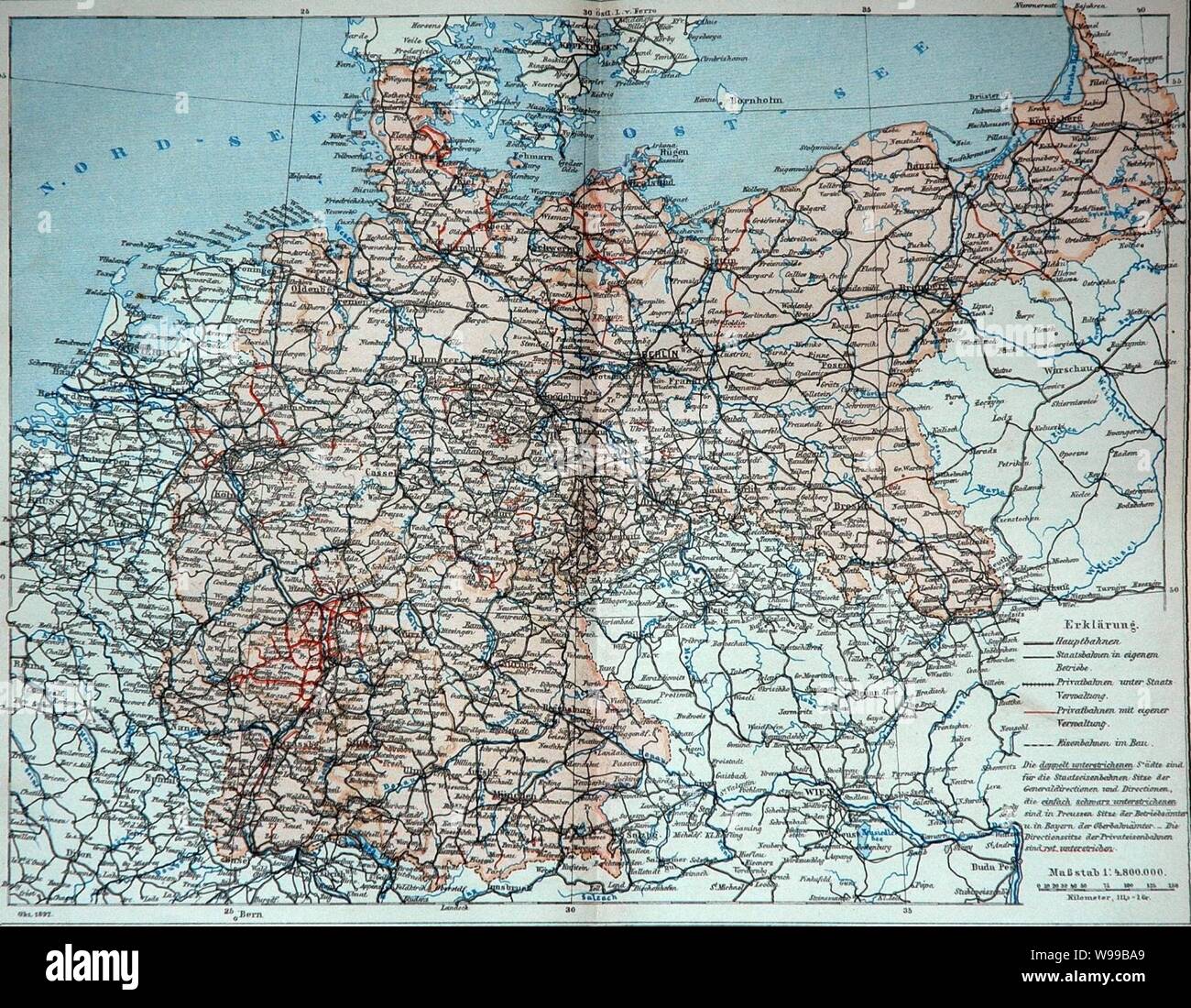 Deutsches Reich Eisenbahnen Stock Photo - Alamy