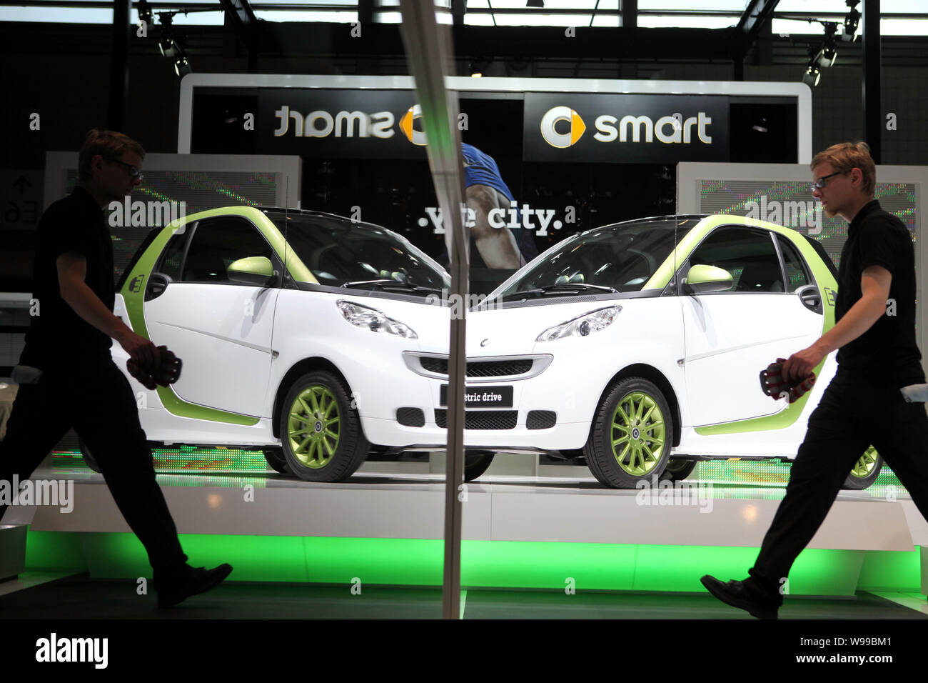 The Smart forspeed EV is seen on display at the 14th Shanghai ...