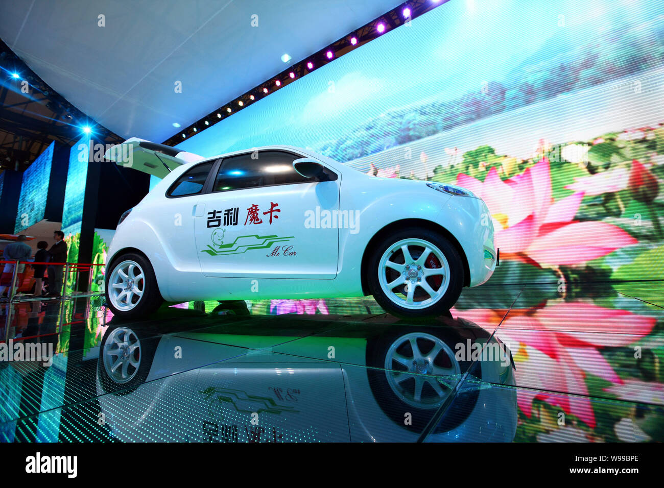 The Geely McCar EV is seen on display at the 14th Shanghai ...