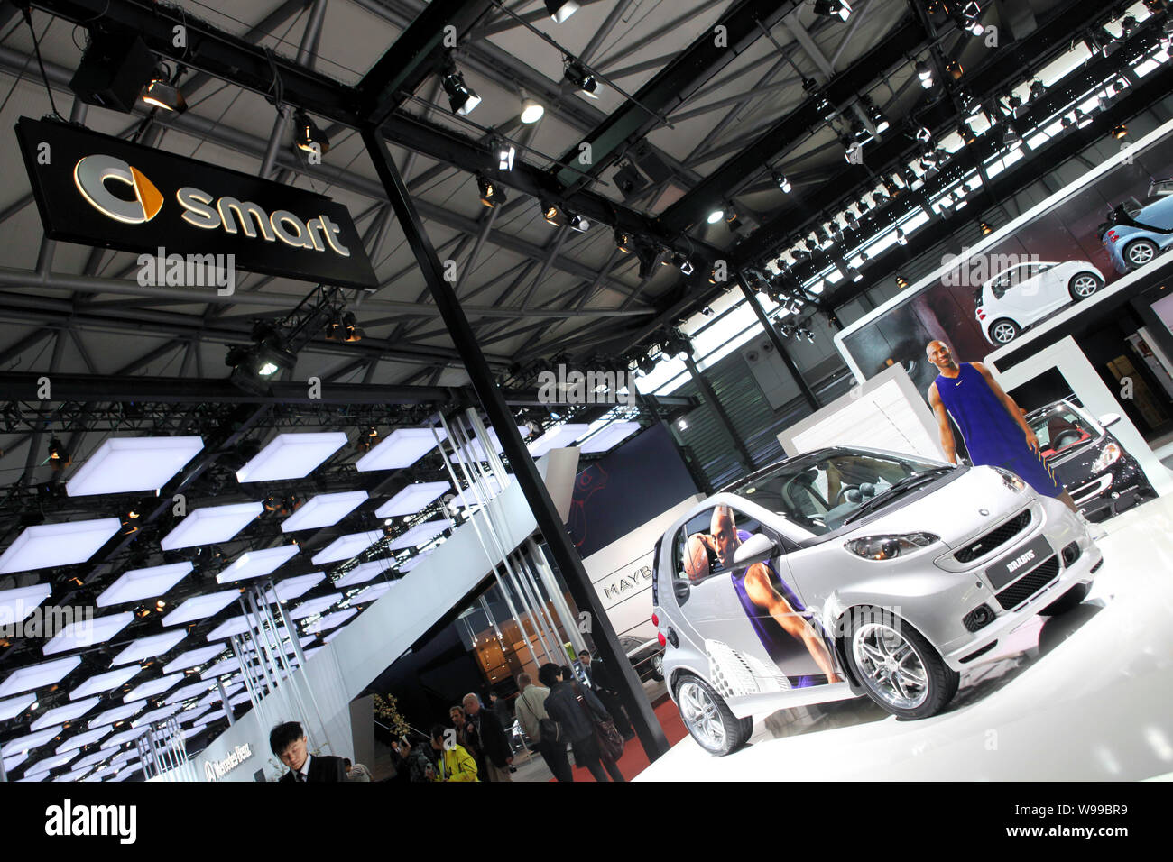 The Mercedes-Benz Kobe Smart is seen on display at the 14th Shanghai ...