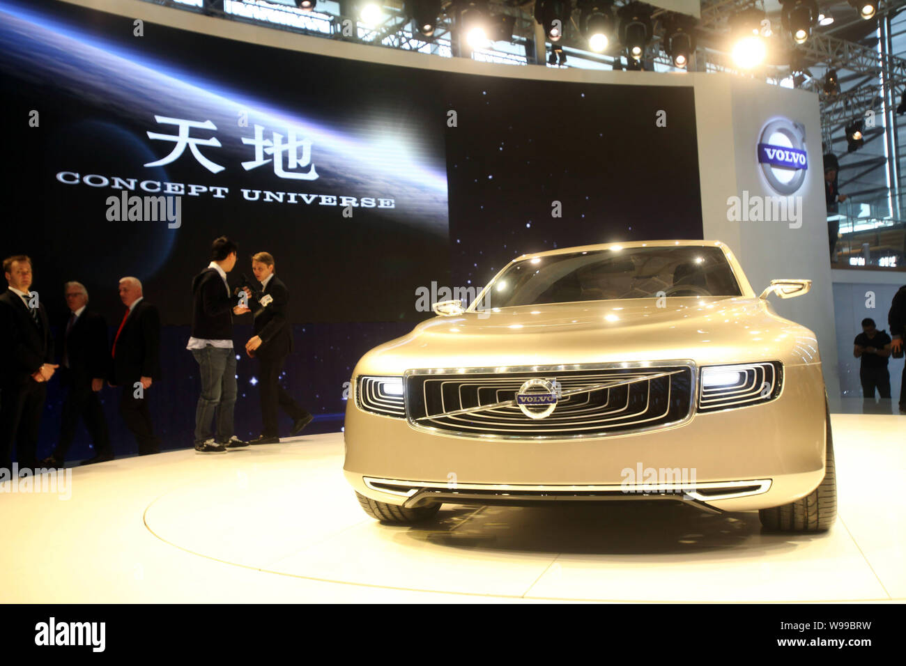 The Volvo Concept Universe is seen on display at the 14th Shanghai ...
