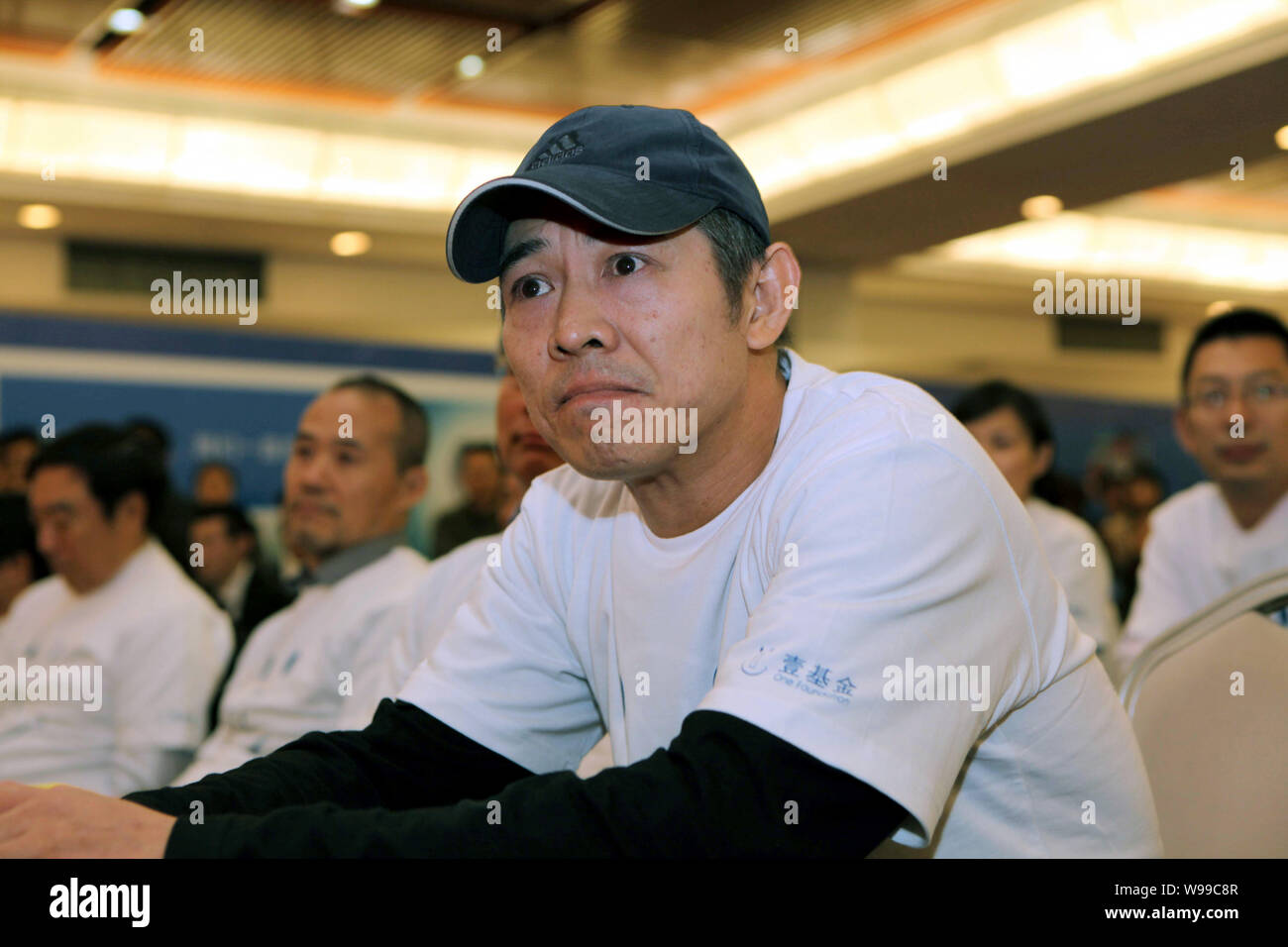 Chinese kungfu star Jet Li attends a press conference for the ...
