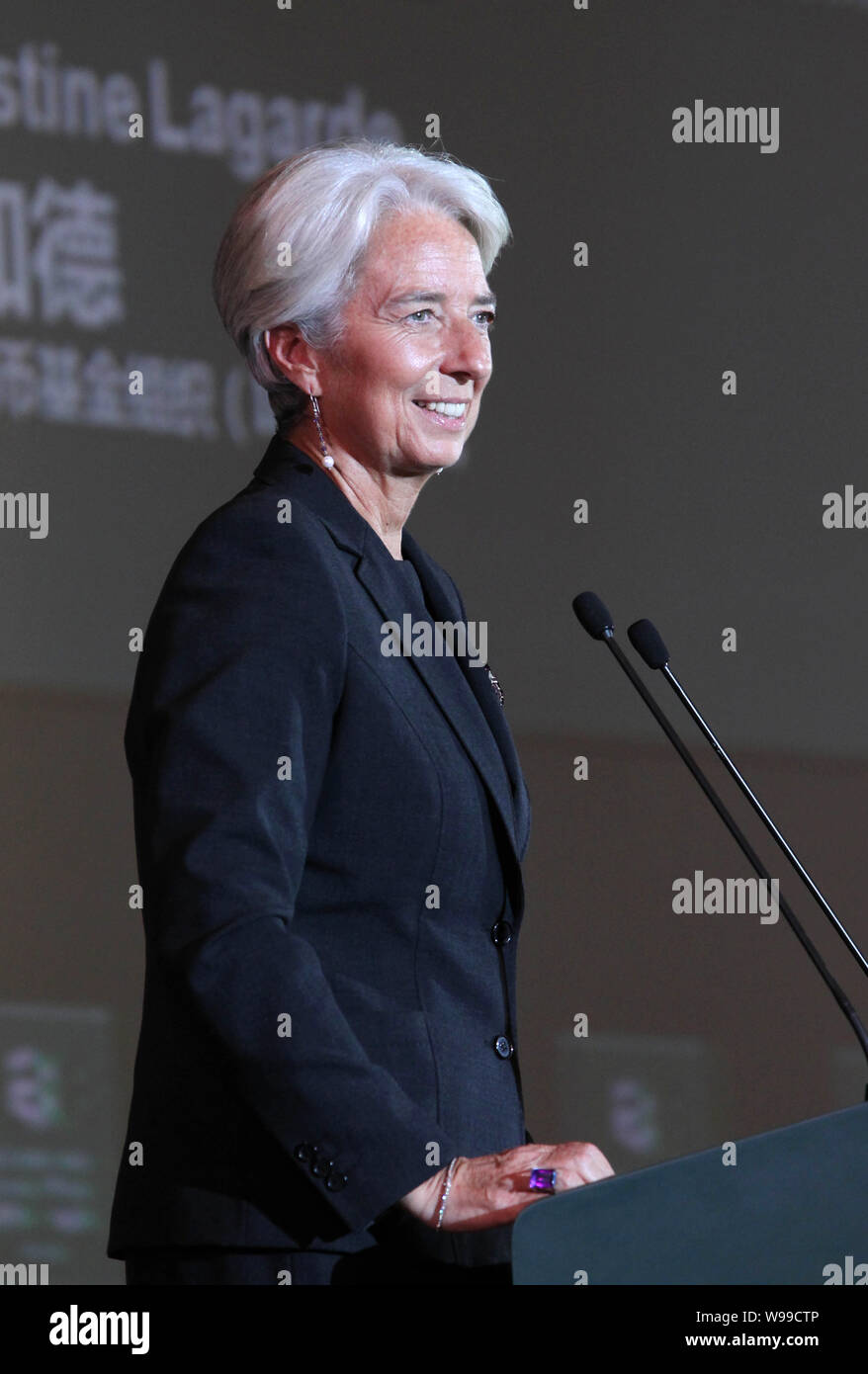 Christine Lagarde, Managing Director of IMF (International Monetary ...