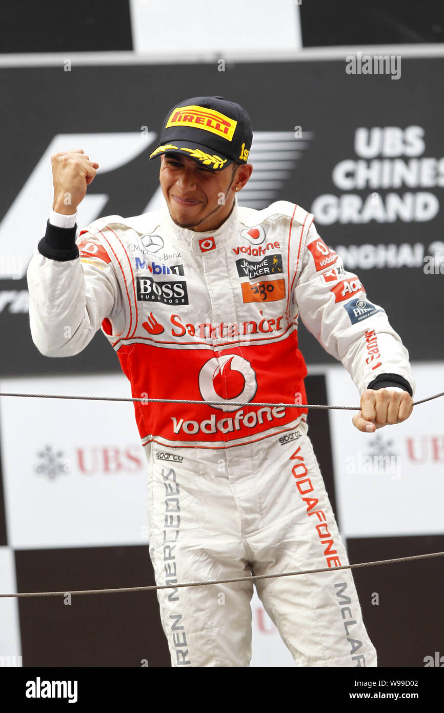 Mclaren celebrates team hi-res stock photography and images - Alamy