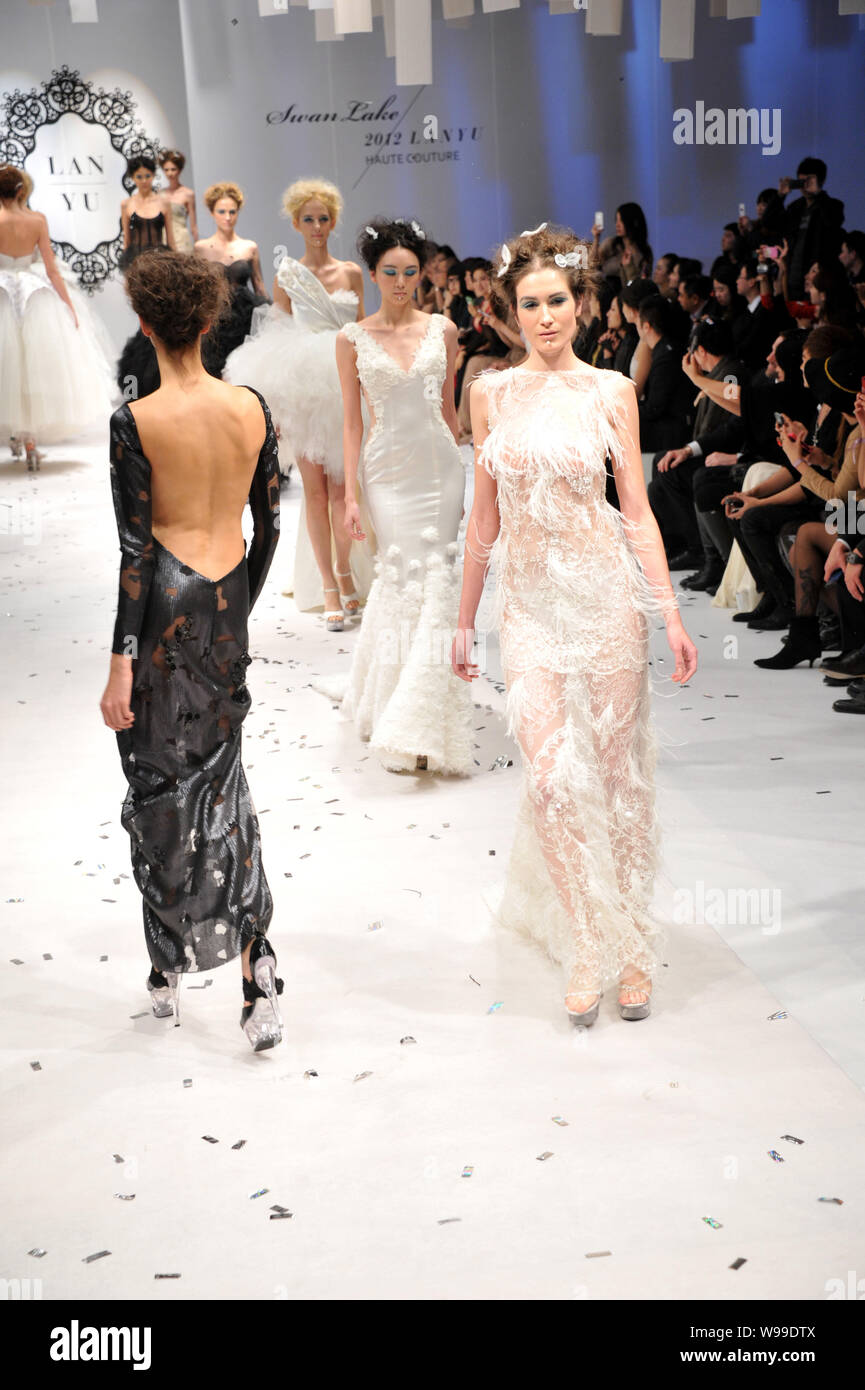 Models parade to show the new collections during the Lanyu 2012 ...