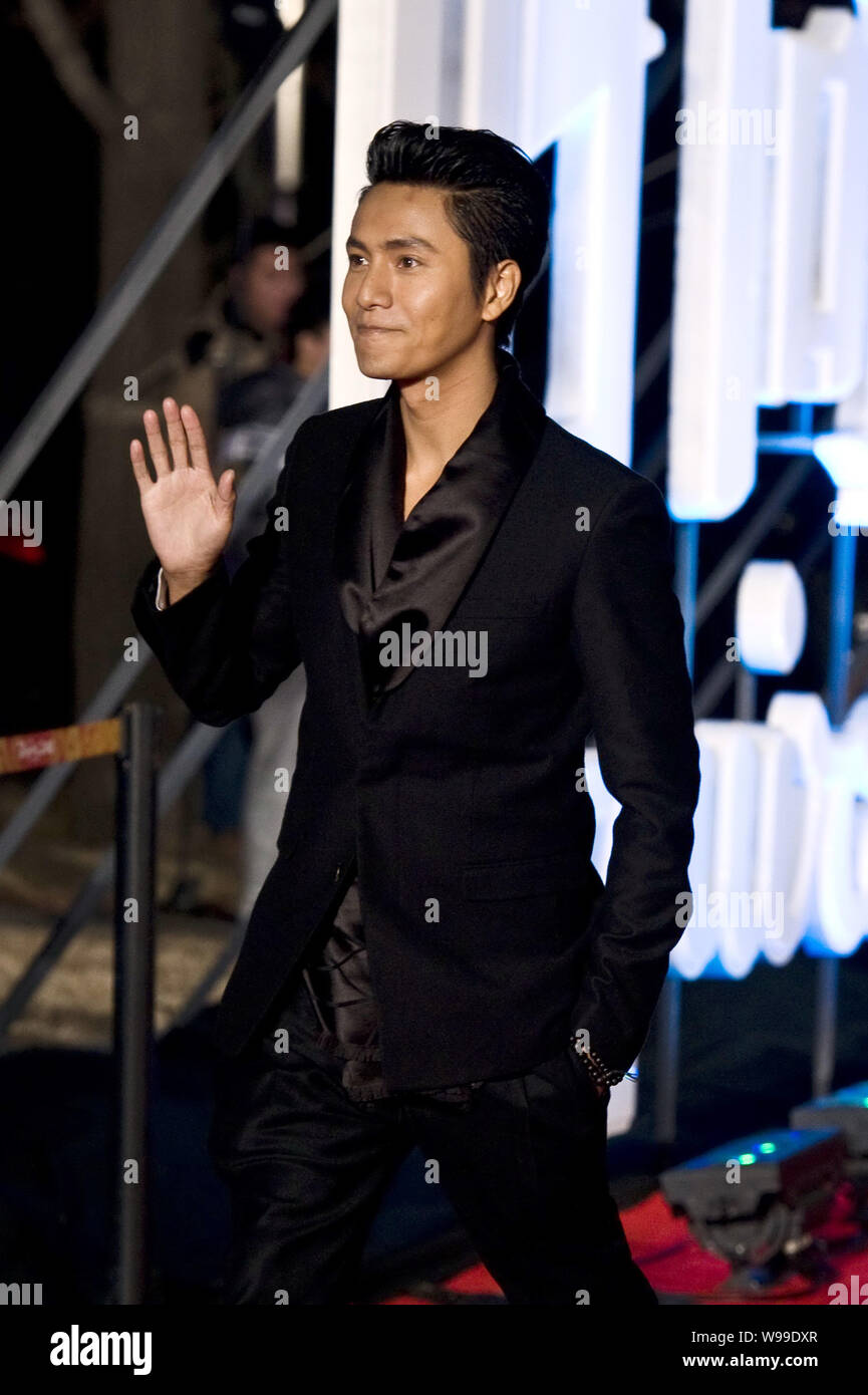 Chinese actor Chen Kun is pictured on the red carpet prior to the Men ...