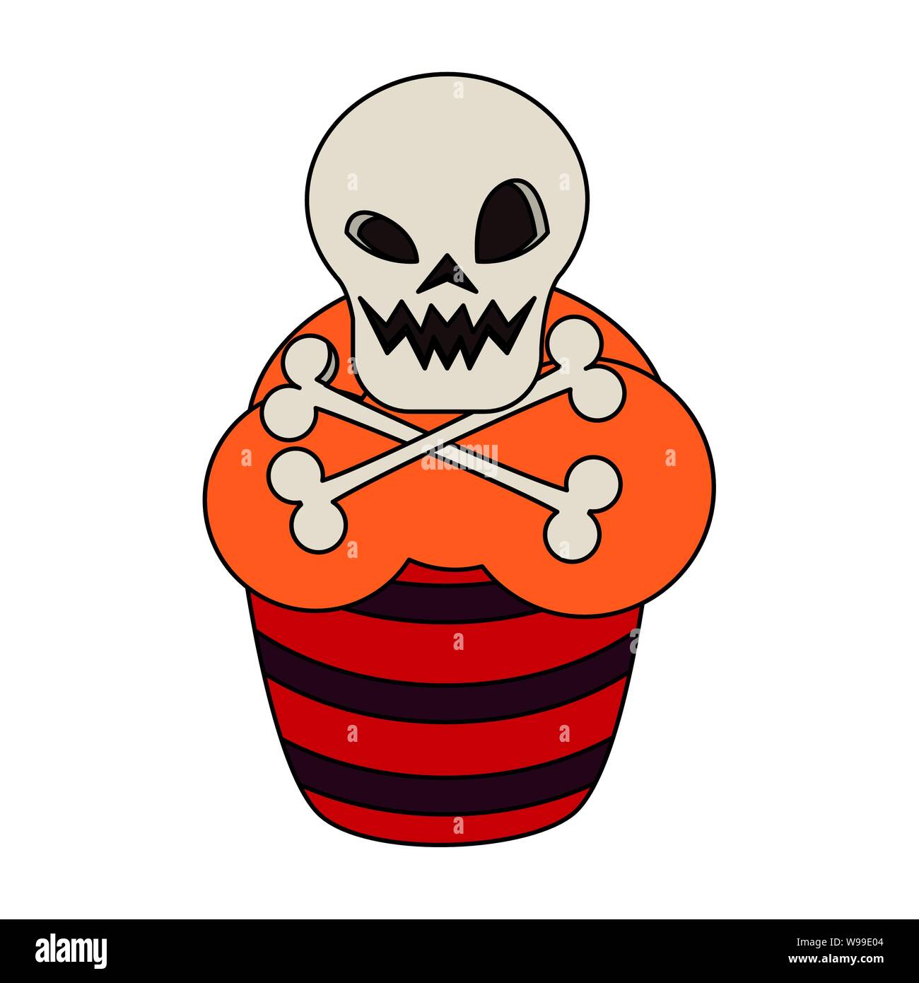 halloween october scary celebration cartoon Stock Vector Image & Art ...