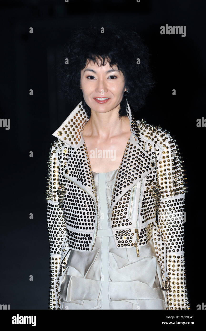 Chinese actress Zhang Manyu (Maggie Cheung) attends the opening ...