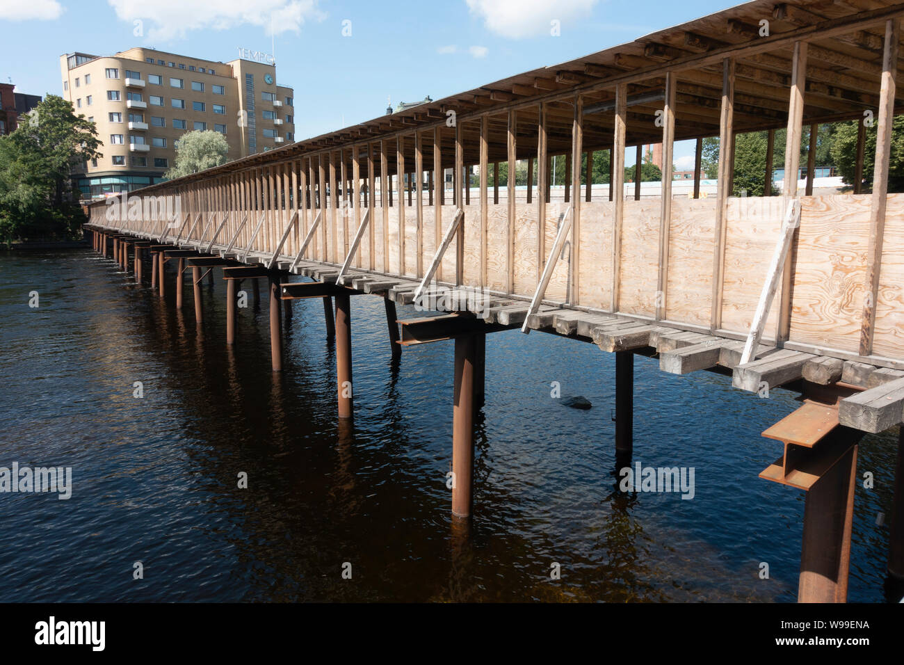 Wooden Temporary Bridge High Resolution Stock Photography and Images ...