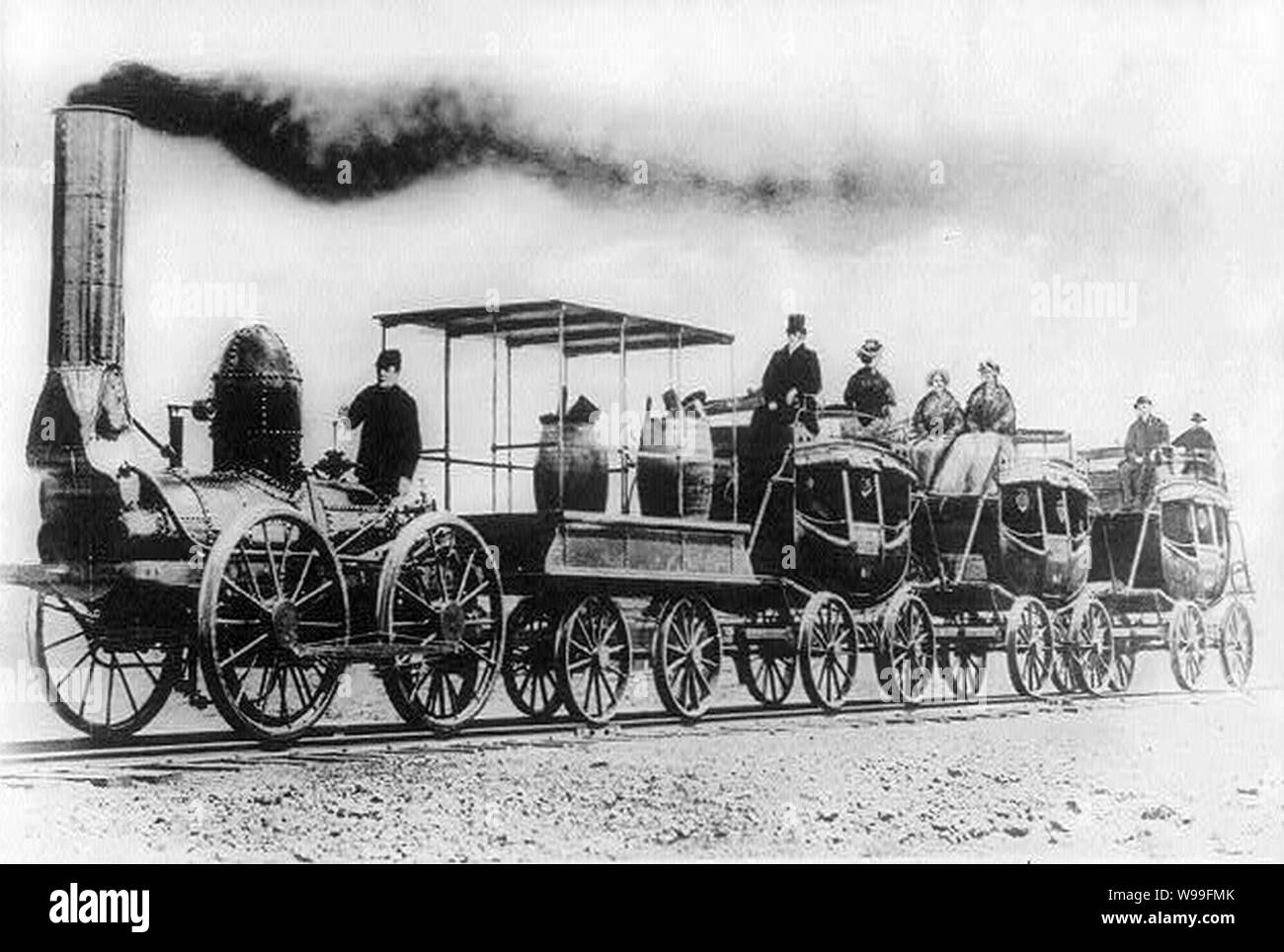 DeWitt Clinton (locomotive Stock Photo - Alamy