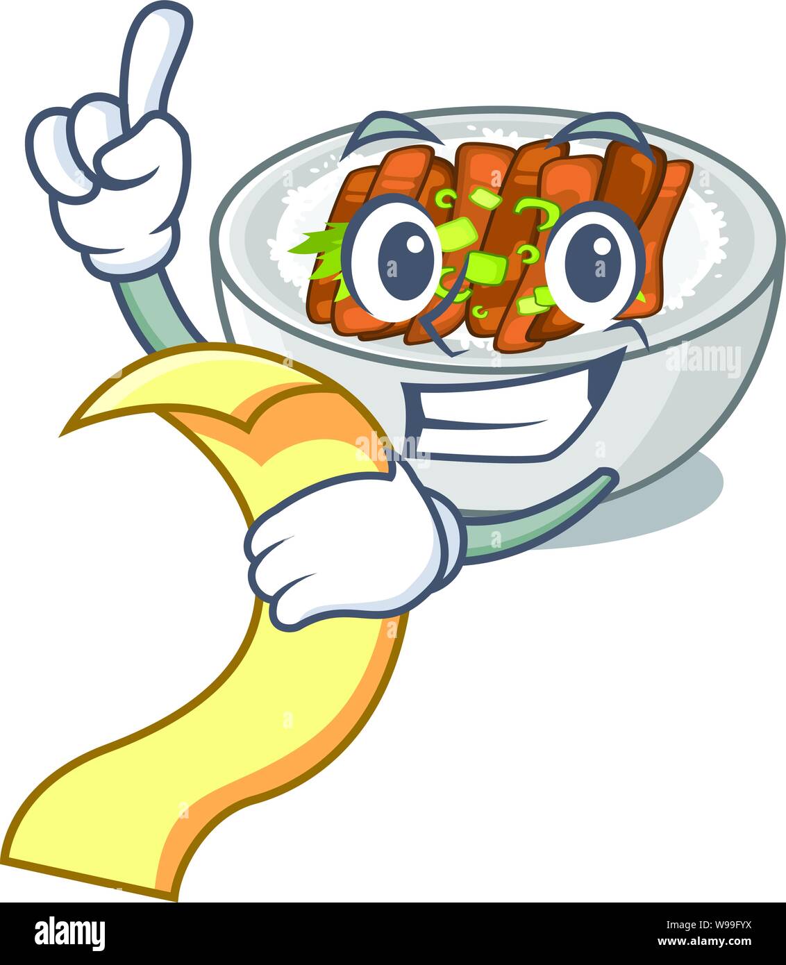 Menu donburi cooked in hi-res stock photography and images - Alamy