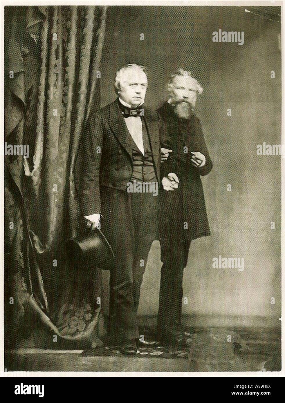 DG Monrag og Constantin Hansen Stock Photo - Alamy