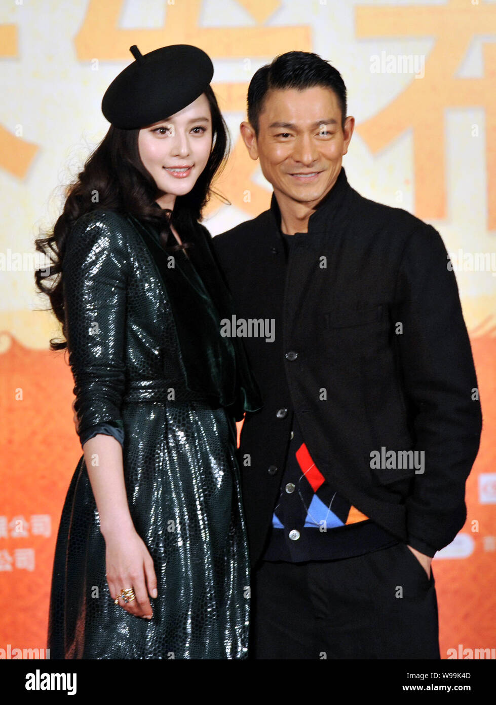 Chinese actress Fan Bingbing (left) and Hong Kong singer and actor Andy ...