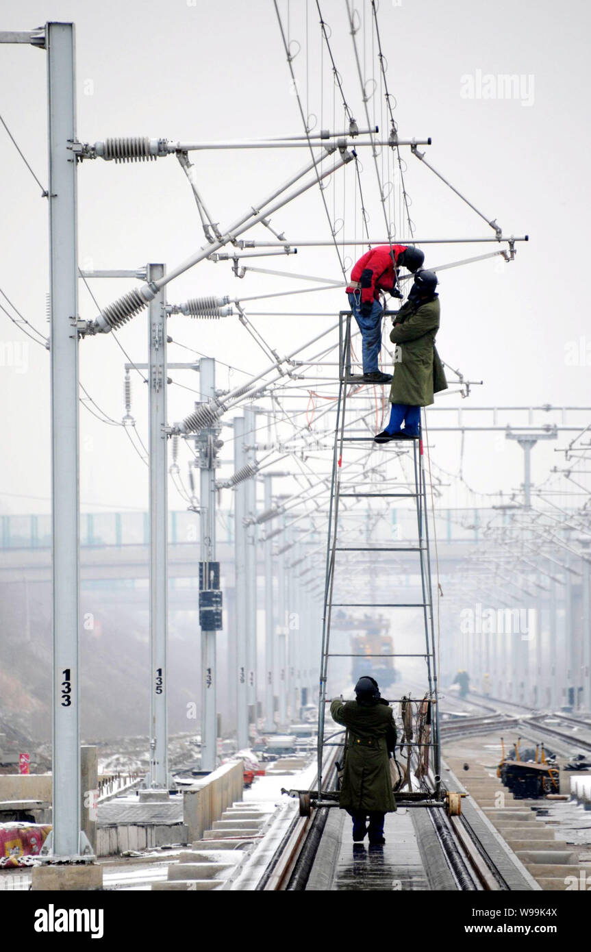 Beijing china power lines in hi-res stock photography and images - Alamy