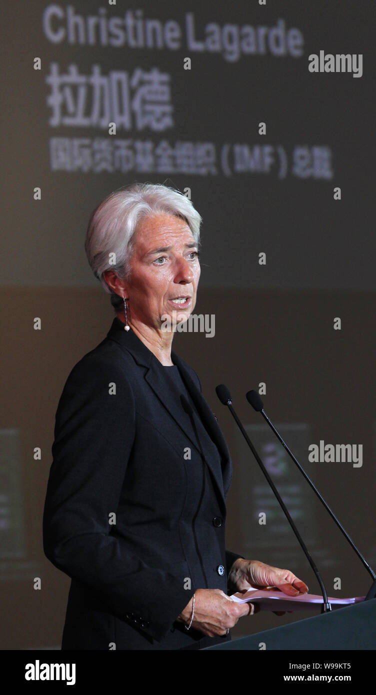Christine Lagarde, Managing Director of IMF (International Monetary ...