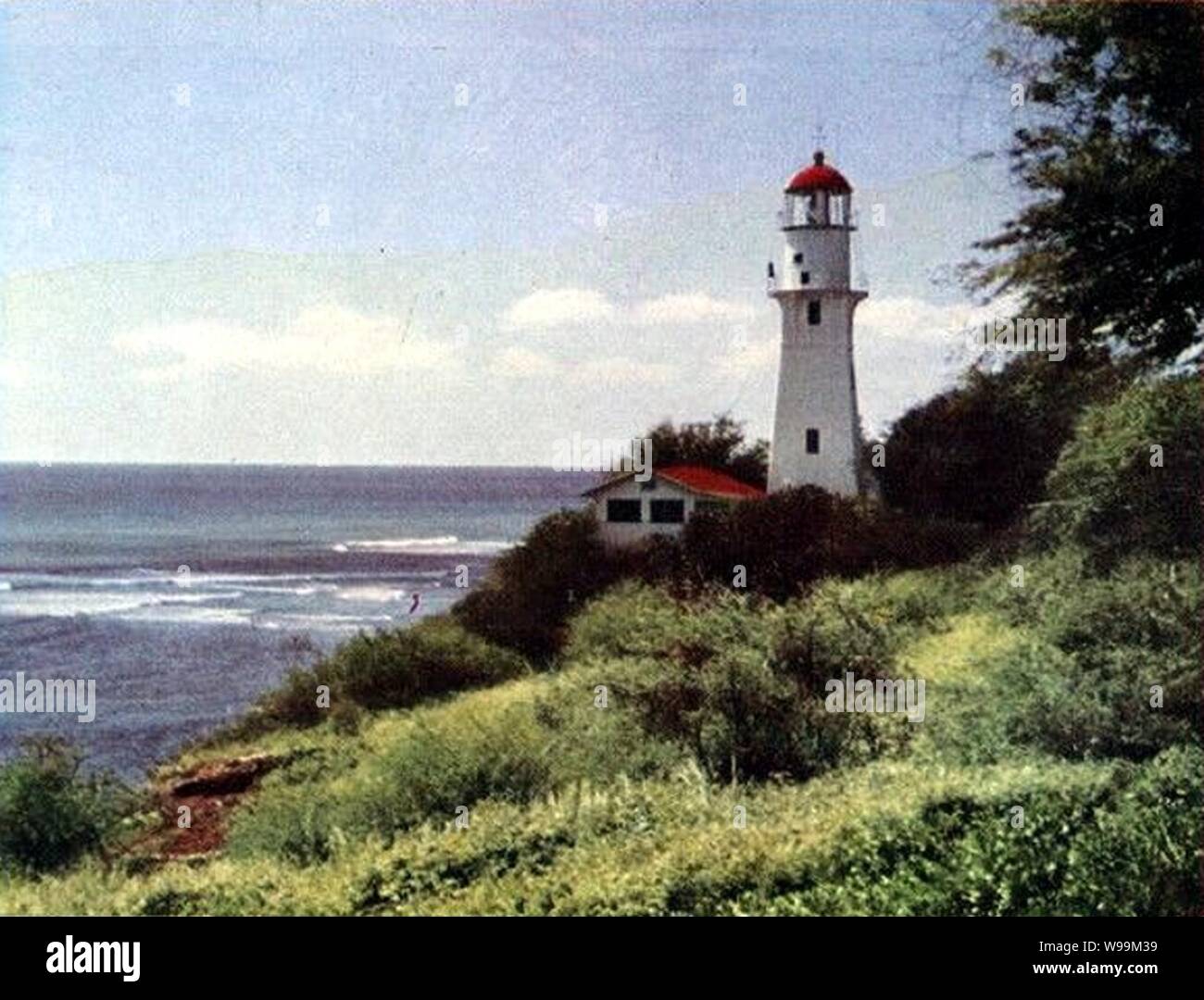 Diamond Head Lighthouse Hawaii (USA) in 1960 Stock Photo - Alamy