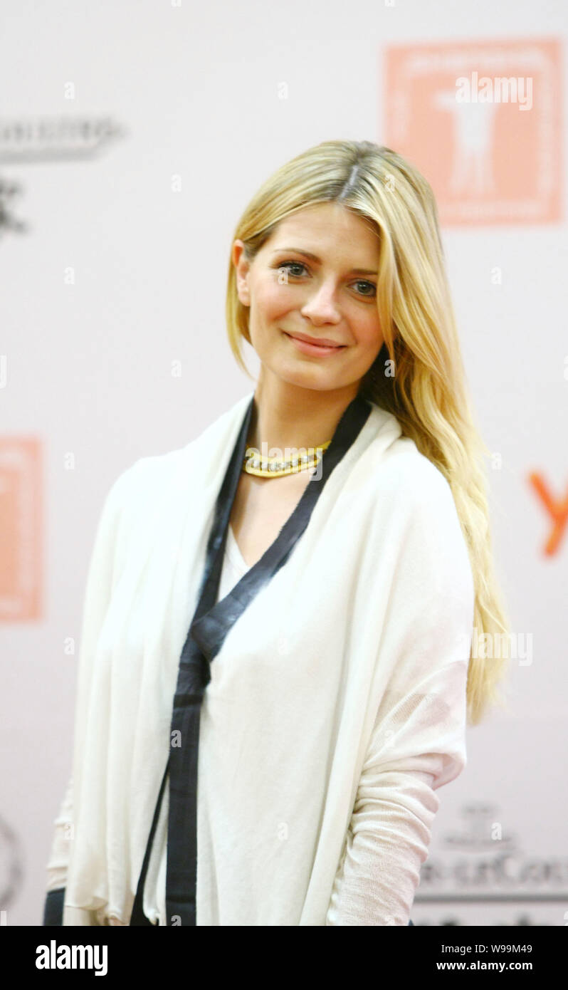 English-American model and actress Mischa Barton attends a press ...