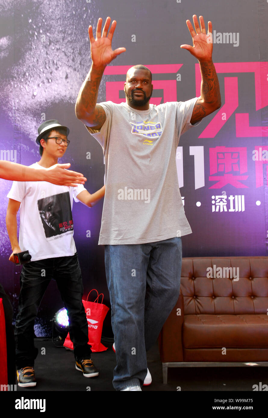 Former American Professional Basketball Player Shaquille Oneal