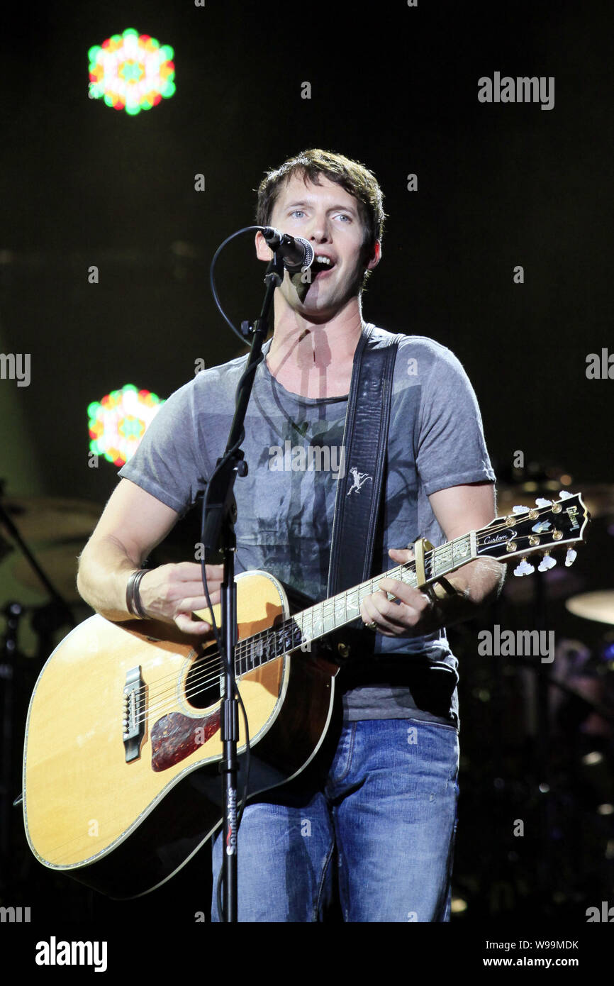 British singer James Hillier Blount, better known by his stage name ...