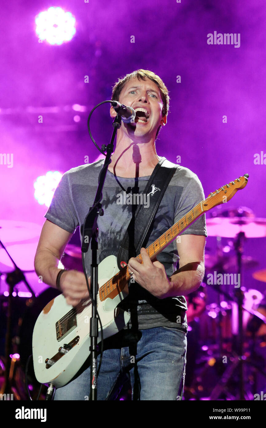 British singer James Hillier Blount, better known by his stage name ...