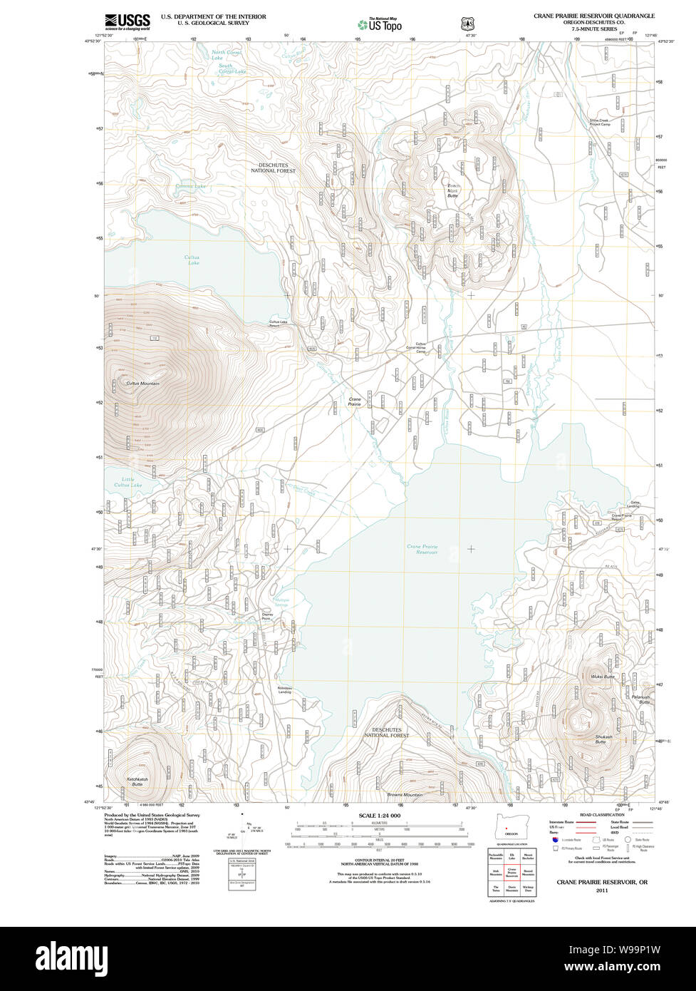 Map of crane oregon hi-res stock photography and images - Alamy