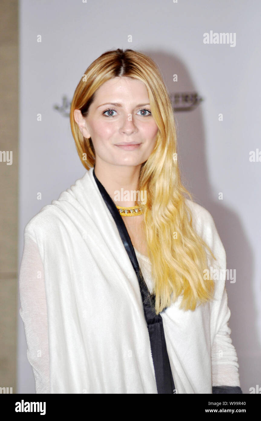 English-American model and actress Mischa Barton attends a press ...