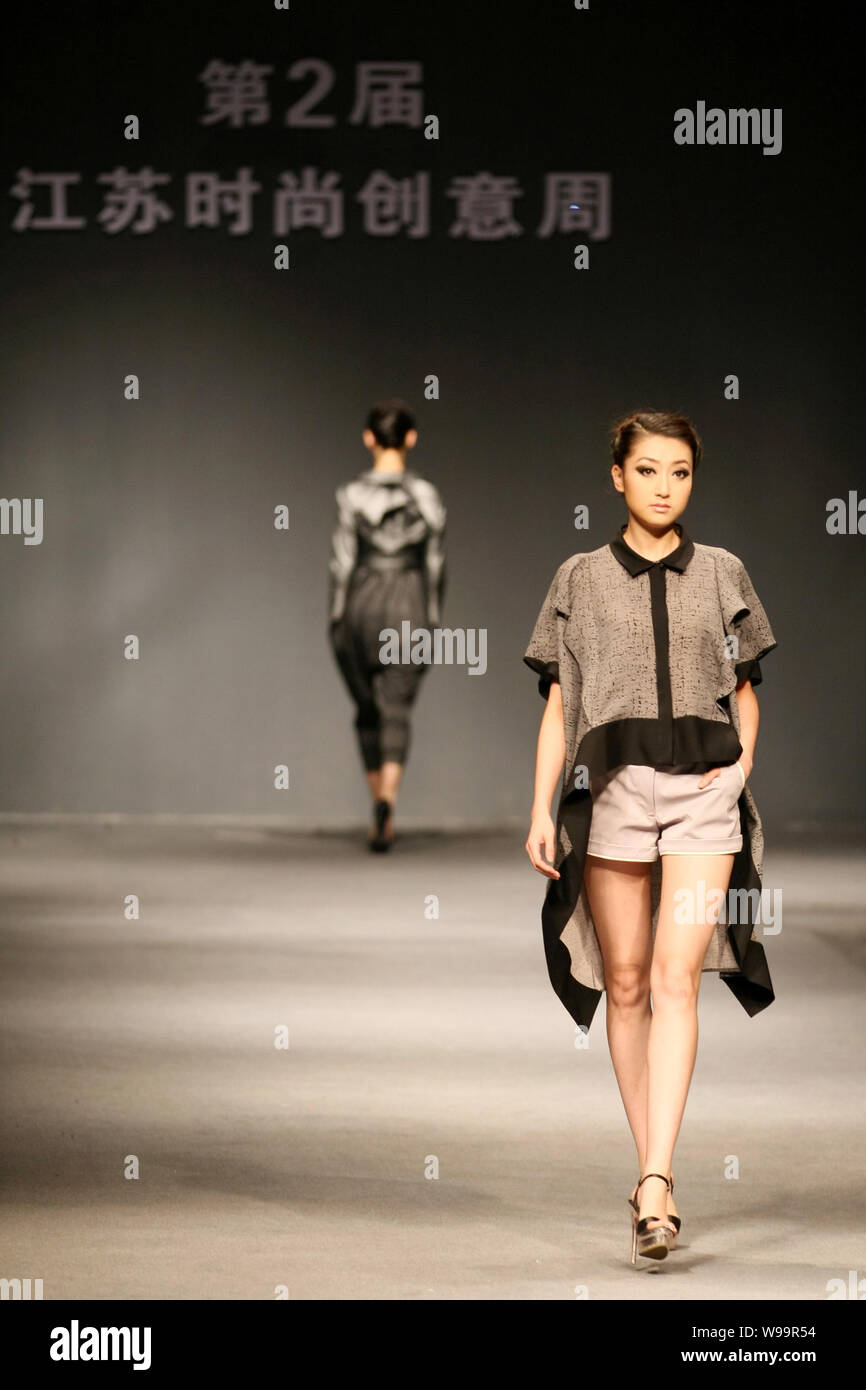 Models parade to show the new creations in the Taipei IN Style fashion ...