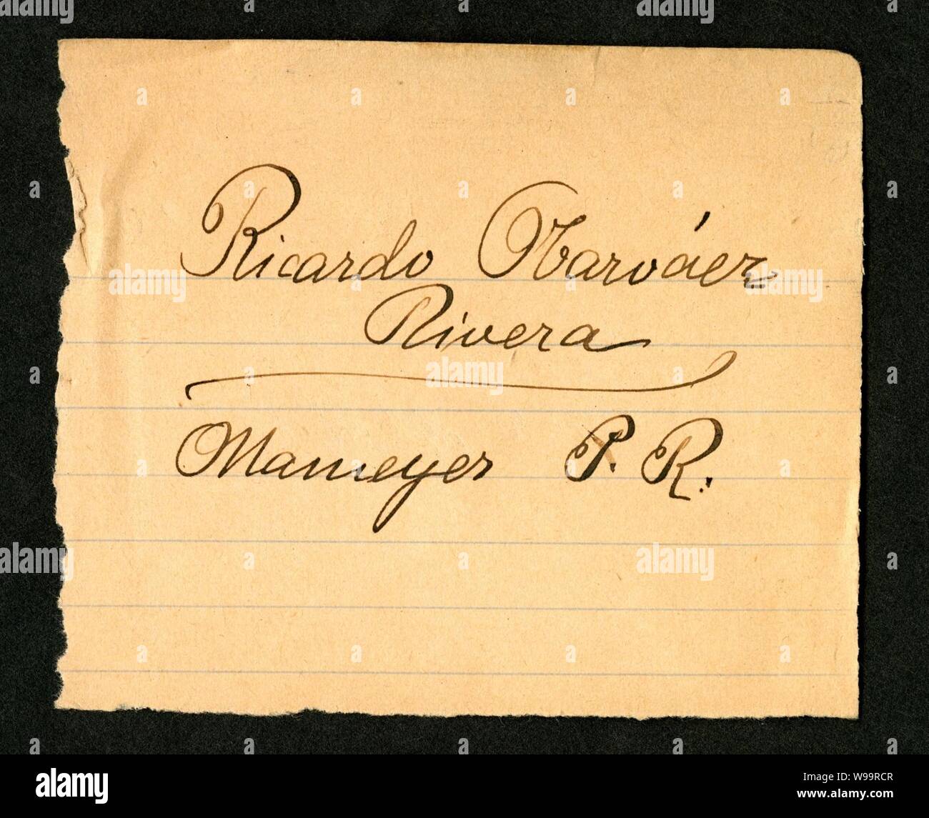 Diary, February 5-April 29, 1900 Stock Photo - Alamy